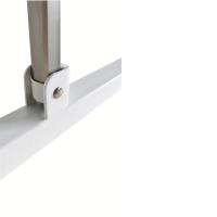 China Aluminum Alloy Guardrail Hospital Medical Accessories Blue And White for sale