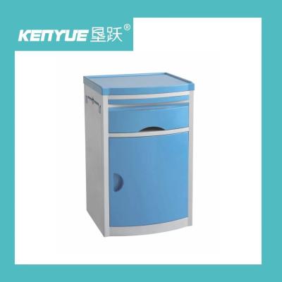 China Multifunctional Moveble 15Kgs Hospital Bedside Cabinet With Drawers for sale