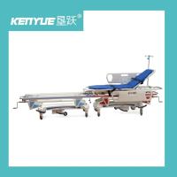 China Emegency Stretcher Trollery Patient Emergency Stretcher Blue PP Side Rail for sale