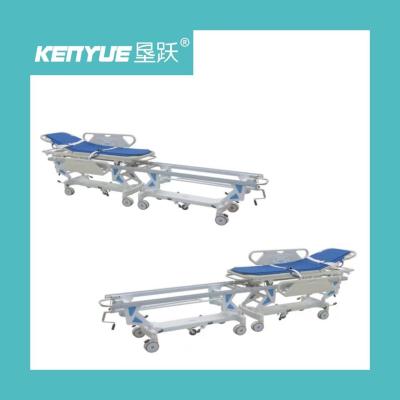 China Custom Emergency Rescue Trolley Cart Stretcher Medical Hospital Bed Gurney for sale