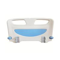 China Impact Resistance Blue PP 53cm Blow Molding Hospital Bed Headboard for sale