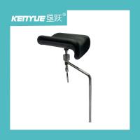 China Electroplated PU Material Leg Rest Black Color For Obstetric Table for sale