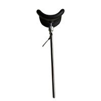 China Electroplated PU Material Leg Rest Black Color For Obstetric Table for sale