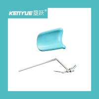 China Green Luxury Stainless Steel Leg Rest For Hospital Delivery Bed for sale