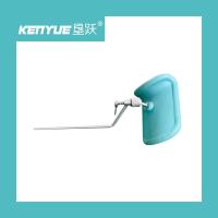 China Green Luxury Stainless Steel Leg Rest For Hospital Delivery Bed for sale