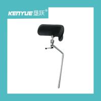 China Black PU Metal Stainless Steel Obstetric Leg Holder For Hospital Beds for sale