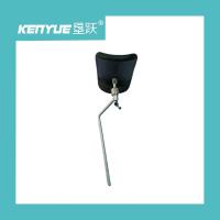 China Black PU Metal Stainless Steel Obstetric Leg Holder For Hospital Beds for sale