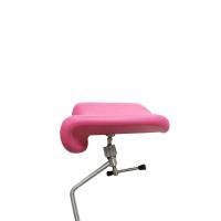 China Black PU Metal Stainless Steel Obstetric Leg Holder For Hospital Beds for sale