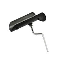 China Gynecology Chair Parts Black PU Metal Material For Gynecology Bed Table for sale