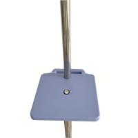 China Blue Mobile Infusion Stand Stainless Steel With Wheels Removable for sale