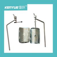 China Silver White Iron Leg Rest Metal Material Medical For Hospital Bed for sale