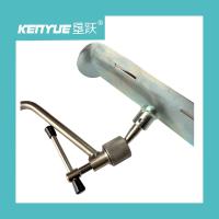 China Silver White Iron Leg Rest Metal Material Medical For Hospital Bed for sale