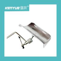 China Hospital Obstetrics Iron Leg Rest PU Metal Material Delivery Bed Accessories for sale