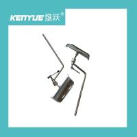 China Hospital Obstetrics Iron Leg Rest PU Metal Material Delivery Bed Accessories for sale