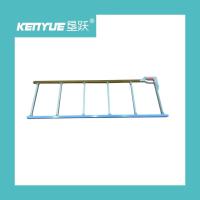 China Six Pole Hospital Bed Guard Rails Silver Collapsible Medical Bed Side Rails for sale