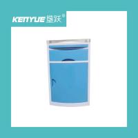 China Hospital specific ABS material blue bedside cabinet Ward bedside cabinet for sale