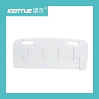 China Non Toxic ABS Flippable Hospital Bed Accessories ABS Over Bed Tray Table for sale