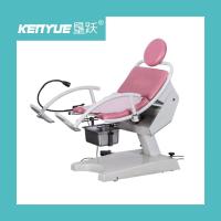 China Medical Multifunctional Adjustable Electric Gynecological Bed Pink for sale