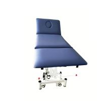 China Comfortable Medical Examination Table Electric Nursing Bed Blue Color Metal for sale