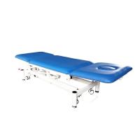 China Comfortable Medical Examination Table Electric Nursing Bed Blue Color Metal for sale