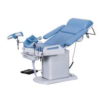 China Birthing Chair Gynecology Examination Gynecological Electrical Bed Blue for sale