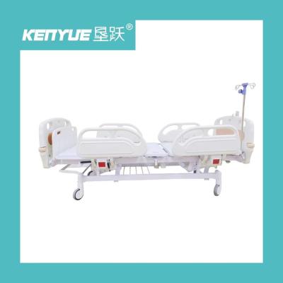 China Three Function Electric Special Hospital Bed Wood Grain Color for sale
