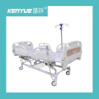 China Three Function Electric Special Hospital Bed Wood Grain Color for sale