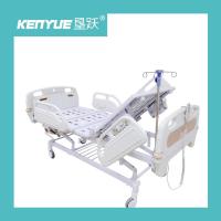 China Three Function Electric Special Hospital Bed Wood Grain Color for sale