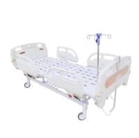 China Three Function Electric Special Hospital Bed Wood Grain Color for sale