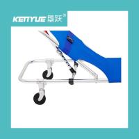 China Aluminum Alloy Material Blue Hospital Folding Stretcher hospital dedicated for sale