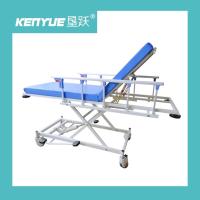 China Blue Hospital Special Hydraulic Stretcher Trolley With Four Wheels for sale