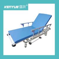 China Blue Hospital Special Hydraulic Stretcher Trolley With Four Wheels for sale