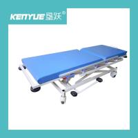 China Blue Hospital Special Hydraulic Stretcher Trolley With Four Wheels for sale