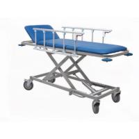 China Blue Hospital Special Hydraulic Stretcher Trolley With Four Wheels for sale