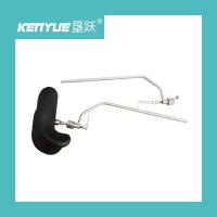 China Hospital Medical Leg Support Obstetrics And Gynecology Black for sale