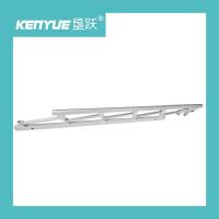 China Five Pole Silver Collapsible Medical Bed Side Rails Aluminum Alloy Guardrail for sale