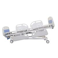 China Four Crank Manual Hospital Nursing Patient Bed  Controll Caster Epoxy Coated for sale