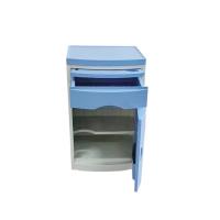 China ABS material hospital bedside table blue hospital special bedside table for sale