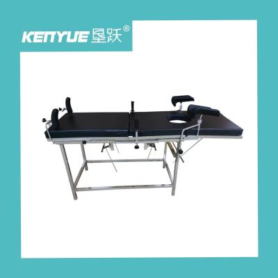 China Black Hospital Electric Obstetric Bed For Gynecology for sale