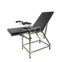 China Stainless Steel 304 Hospital Delivery Bed Simple Gynecological Examination Bed for sale