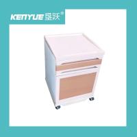 China ABS material steel column bedside table two colors hospital dedicated for sale
