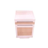 China ABS material steel column bedside table two colors hospital dedicated for sale