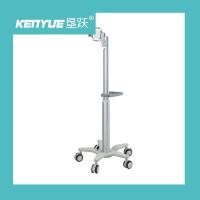 China ABS Engineering Plastic Aluminum Alloy Column Hospital Stand Monitor Trolley for sale