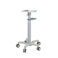 China ABS Engineering Plastic Aluminum Alloy Column Hospital Stand Monitor Trolley for sale