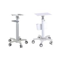 China ABS Engineering Plastic Aluminum Alloy Column Hospital Stand Monitor Trolley for sale