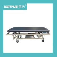 China Stainless Steel Manual Adjustable Height Emergency Ambulance Stretcher Trolley for sale