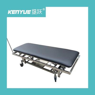 China Black wheeled hospital stretcher truck Stainless steel stretcher truck for sale