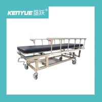 China Black wheeled hospital stretcher truck Stainless steel stretcher truck for sale