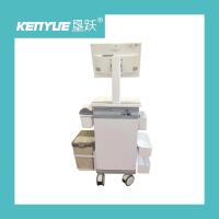 China White Medical Mobile Information Nursing Cart With Brake Caster for sale