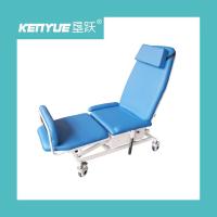 China Angle Adjustable Blue Steel Electric Dialysis Chair Hospital Special for sale